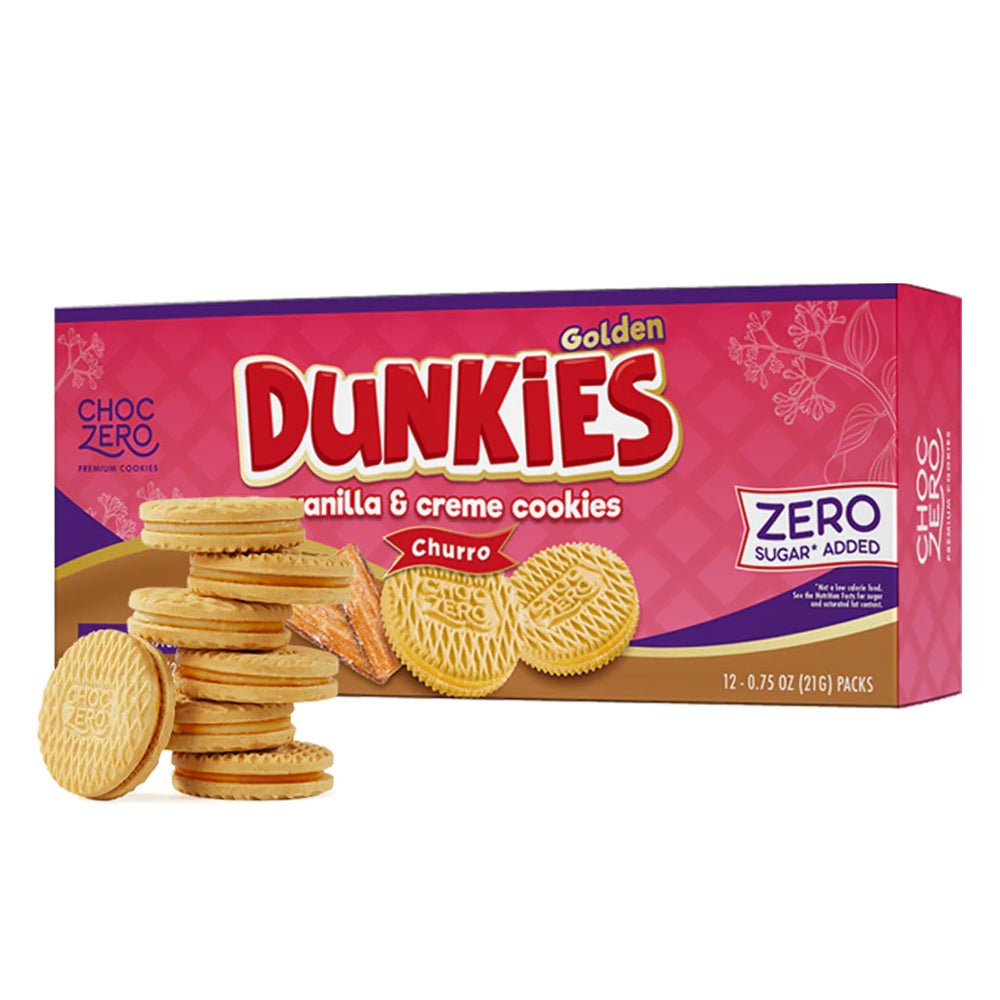 ChocZero - Zero Sugar Dunkies Sandwich Cookies - 9oz