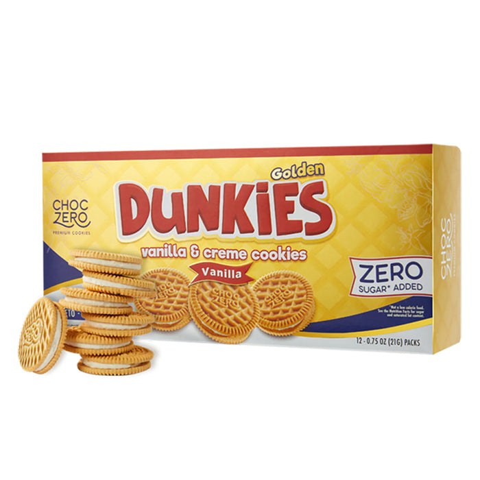 ChocZero - Zero Sugar Dunkies Sandwich Cookies - 9oz