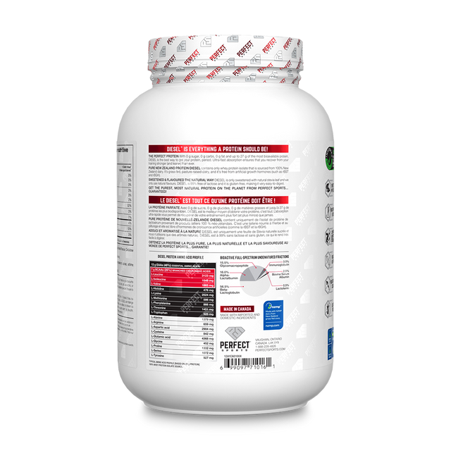 Perfect Sports - Diesel New Zealand Whey Isolate Protein - 2lbs ...