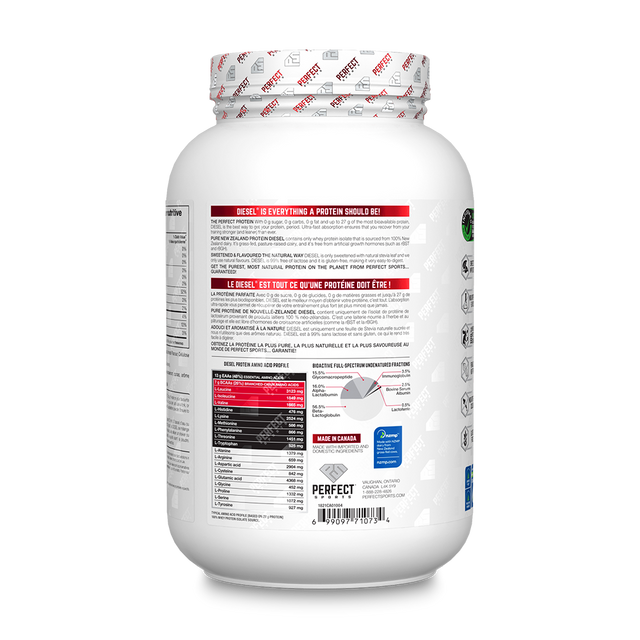 Perfect Sports - Diesel New Zealand Whey Isolate Protein - 2lbs ...