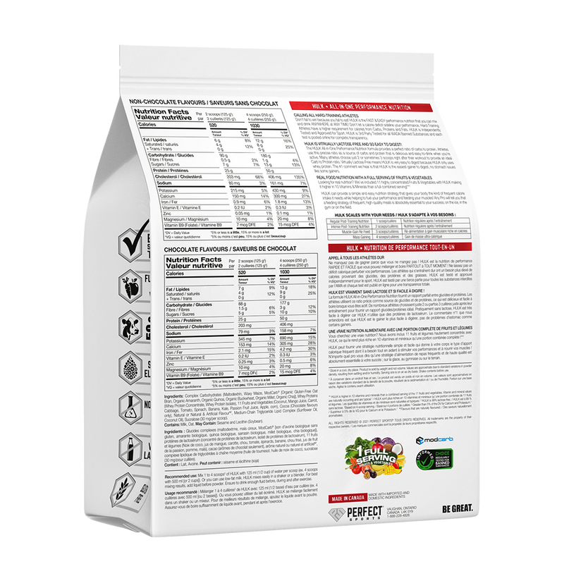 Perfect Sports - Hulk Clean Mass Gainer - 10lbs