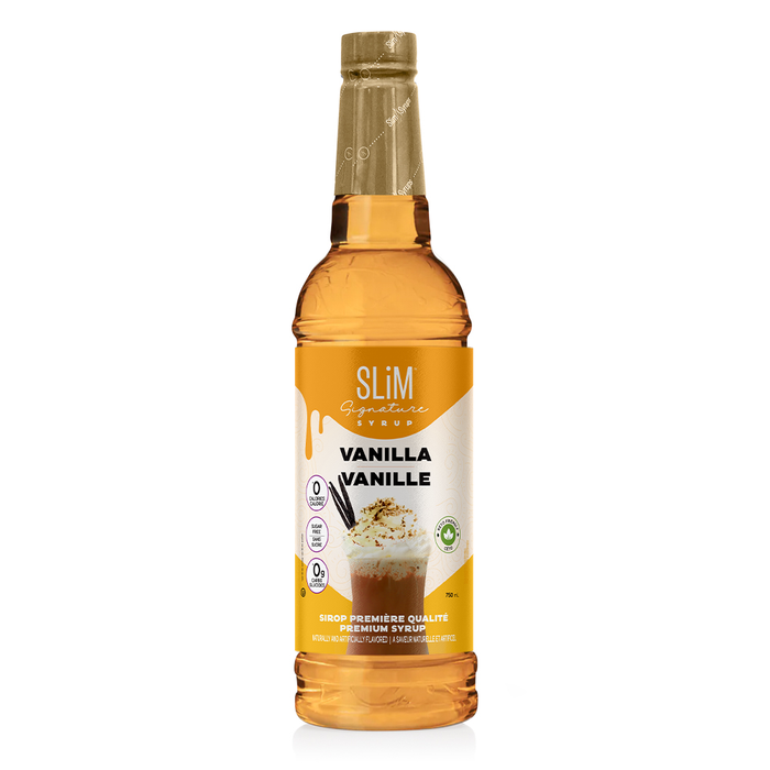Slim Signature Syrups - 0 Calories Sugar Free Syrup - 750ml