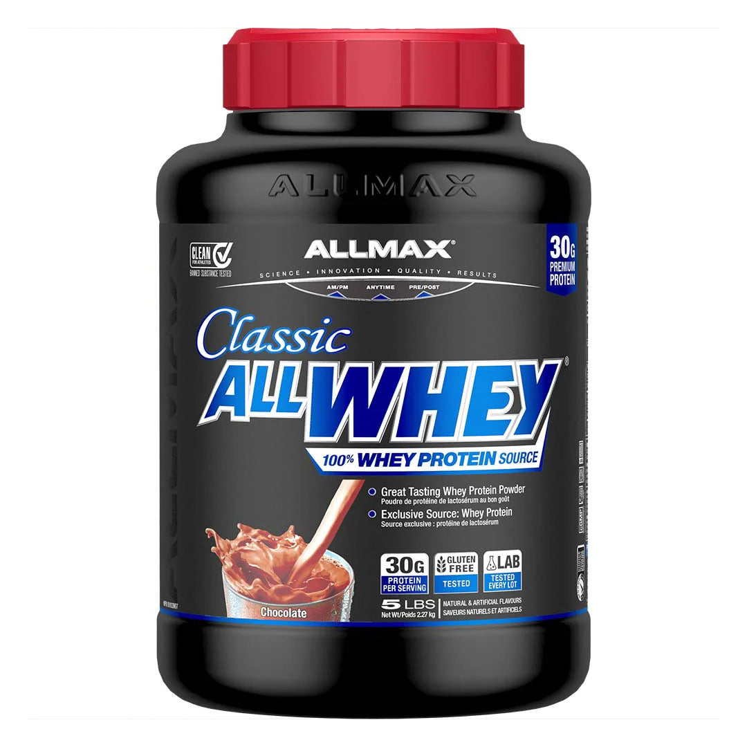 Allmax Classic All Whey 5lb - 100% Pure Whey Protein | Best Value & Taste