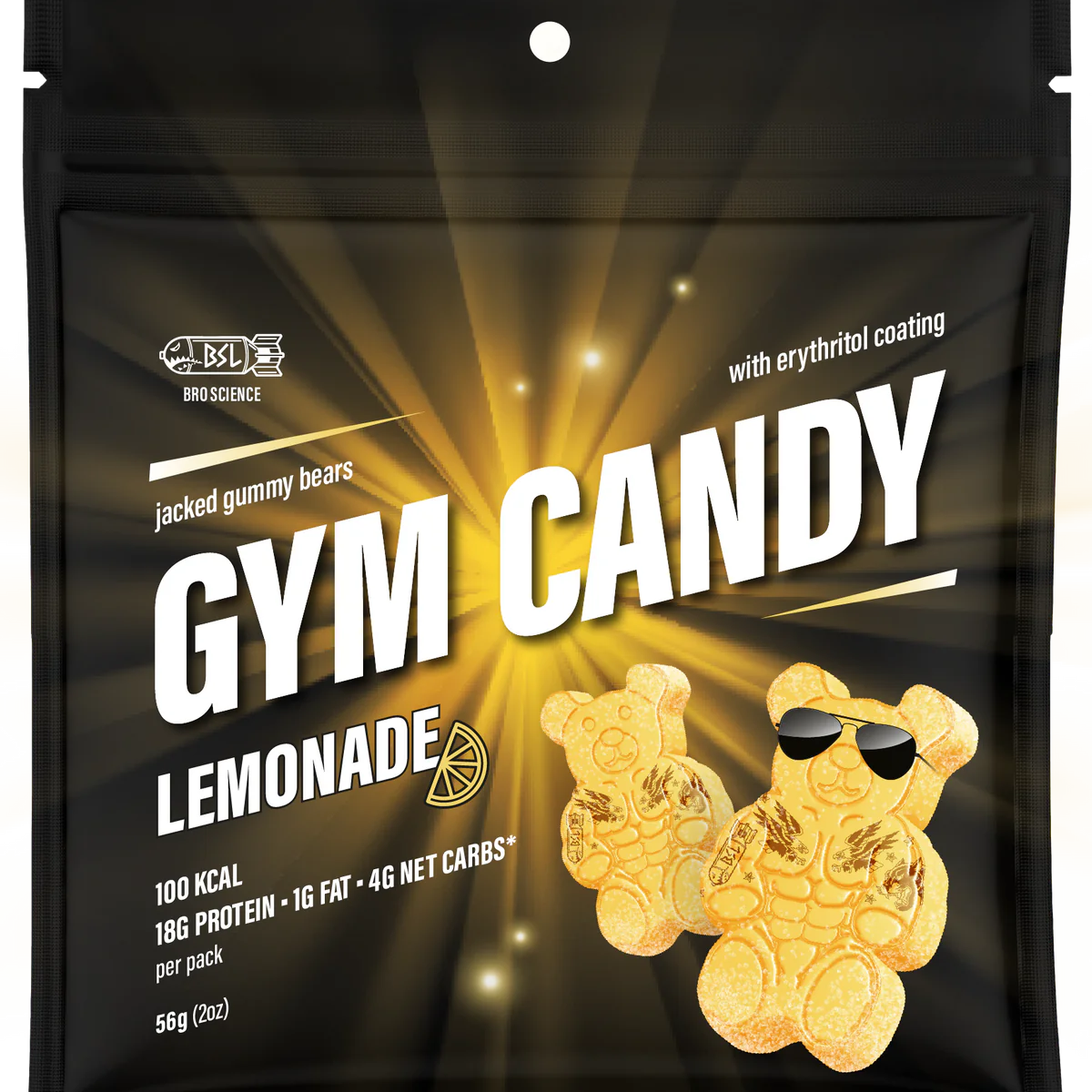 Gain Gummies - Gym Candy Protein Bears - 2oz – vikingsnutrition