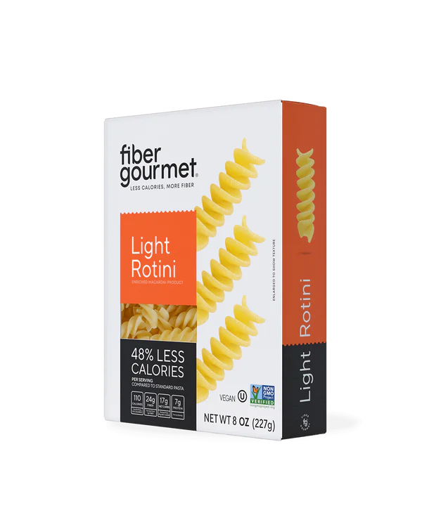 Fiber Gourmet - Low Calories High Fiber Pasta Rotini - 227g ...